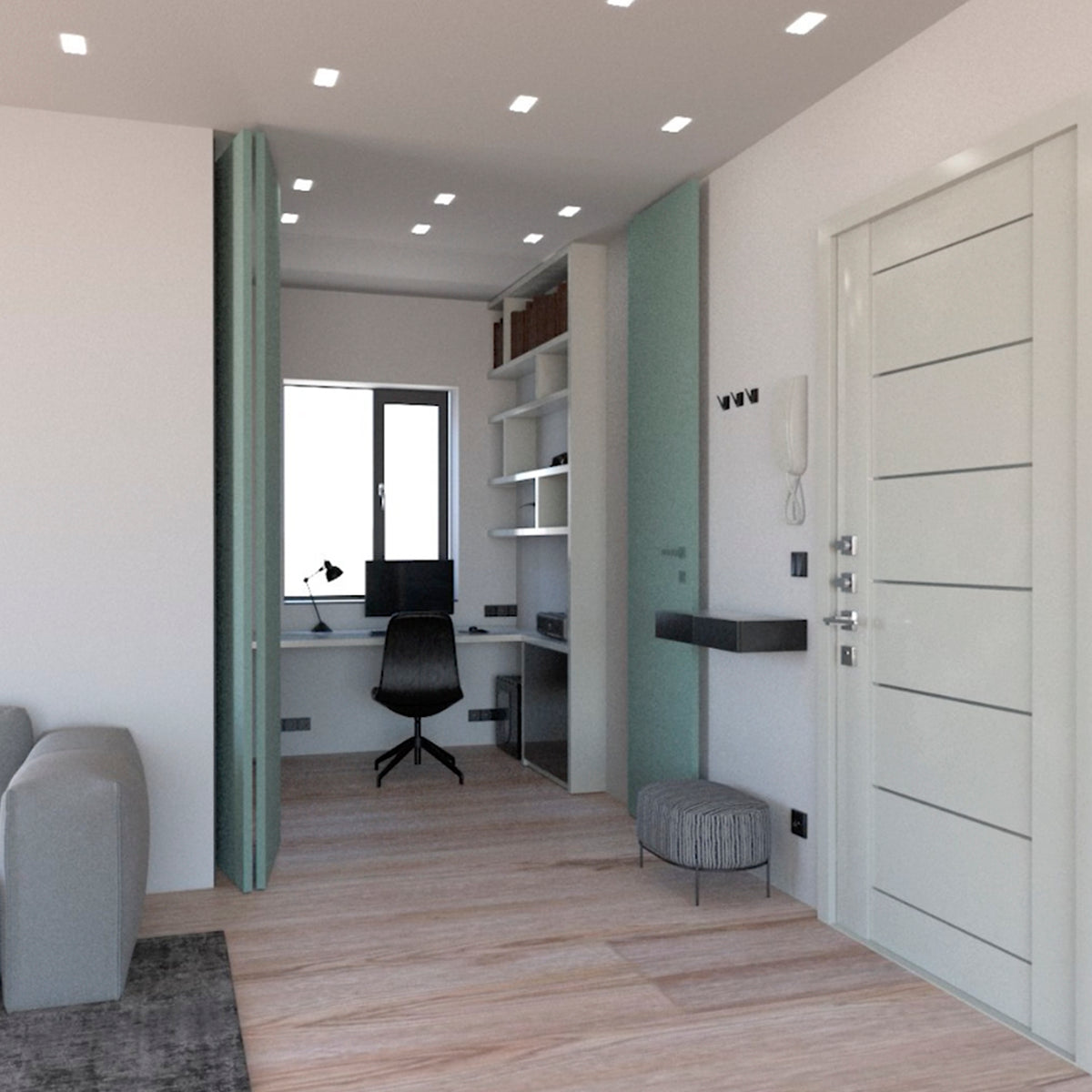 Ergon® Living Folding - Folding partition wall system. Made in Italy ...