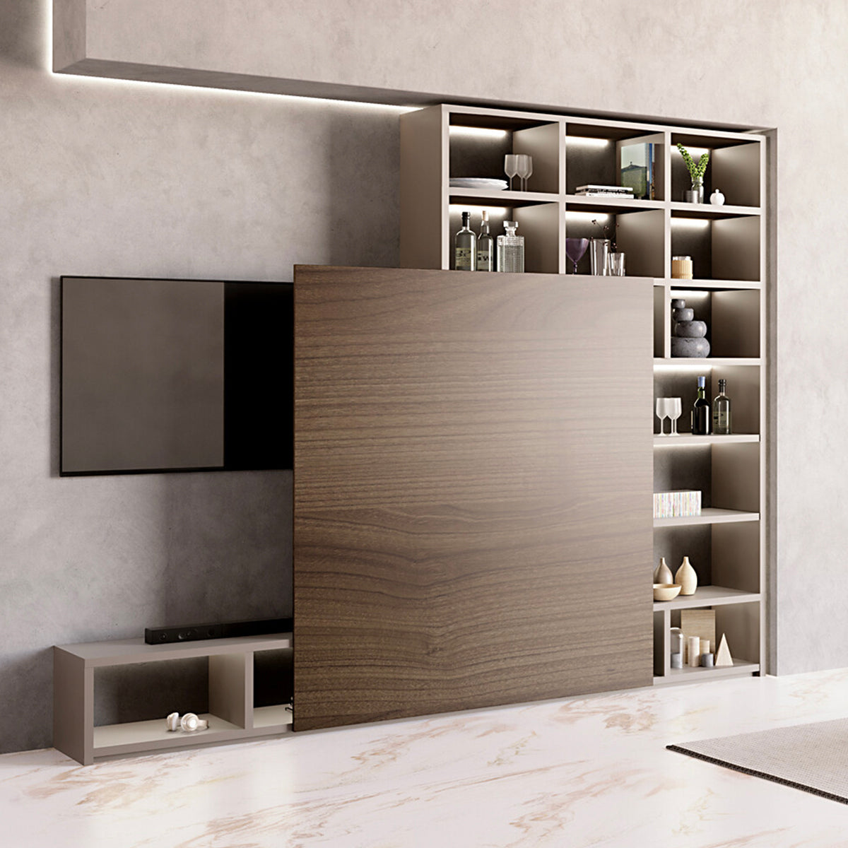 Magic Living - Invisible Sliding System for Living Furniture – Milcasa ...