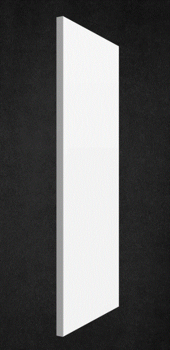 White Laminated Door Panel for TRI FOLD Compack. Made in Italy ...